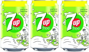 7UP Sugar Free Drink Clean & Refreshing Taste Of Sparkling Lemon & Lime ...