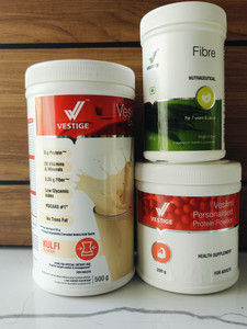 Vestige COMBO KULFI SHAKE & PROTEIN POWDER 200GM & ACTIVE FIBER COMPLEX ...