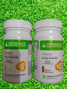 HERBALIFE Afresh Energy Drink Mix ginger And elaichi Flavour Energy ...