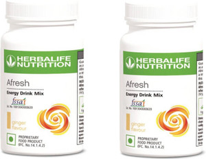 Herbal Nutrition Life New Afresh Energy Drink Mix Ginger Flavored ...