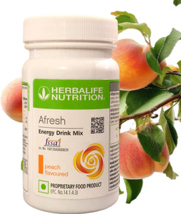 HERBALIFE AFRESH ENERGY DRINK MIX PEACH peach FLAVOUR 50GM_PEACH ...