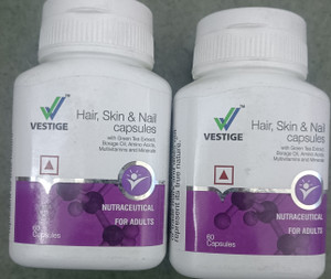 Vestige Hair, Skin & Nail Capsules 60*2, Nutrition Drink Price in India ...