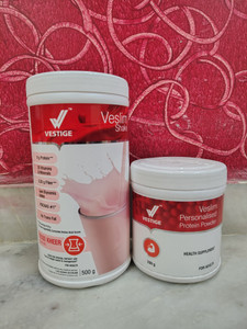 Vestige FORMULA-1 ROSE KHEER SHAKE500GM -PROTEIN POWDER 200GM WEIGHT ...