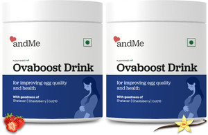 andMe Ovaboost Fertility Supplement - Strawberry Flavour - Pack Of 2 ...