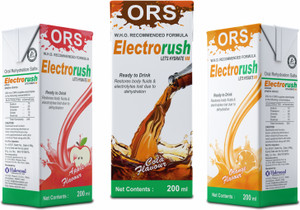 Electrorush ORS Combo Pack WHO Recommended Formula Hydration Drink ...