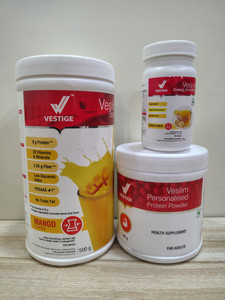 Vestige FORMULA-1 MANGO SHAKE 500GM-PROTEIN POWDER 200GM-AFRESH ENERGY ...