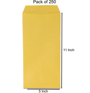 SUNPACKERS Yellow Laminated Envelopes Home/Office/Courier Envelope ...