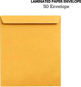 UNIXAA High Quality 12X16 INCH Laminated Yellow Paper Envelope 90 GSM ...