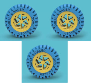 Flipkart.com | DOMS E Racer Eraser |Tyre Shape Eraser|Wheel Eraser Set ...