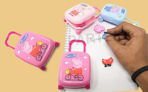 Flipkart.com | Barbarik Peppa Pig Cartoon shaped erasers in a Trolley ...