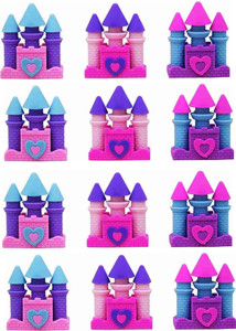 Flipkart.com | AncientKart Fancy Eraser Castle Style Set of 12 Non ...
