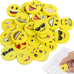 Flipkart.com | MARMORIS ECOM 48 Pcs Emoji Smiley Face Erasers for Kids ...