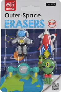 Flipkart.com | ImagiCraft Space & Astronaut Theme Eraser - Set Return ...
