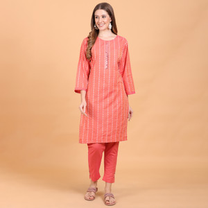Chandi handloom Women Kurta Pant Set - Buy Chandi handloom Women Kurta ...