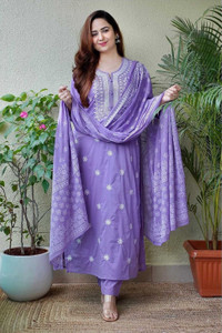 JKanji Women Kurta Pant Dupatta Set - Buy JKanji Women Kurta Pant ...