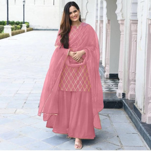 NIGHT SHUT LISTING Women Kurta Sharara Dupatta Set - Buy NIGHT SHUT ...