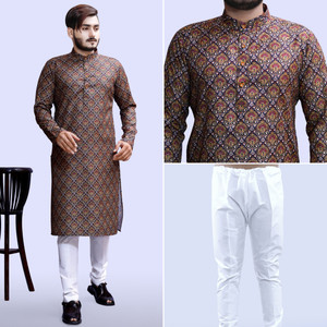 Tibra Collection Men Kurta Pyjama Set - Buy Tibra Collection Men Kurta ...
