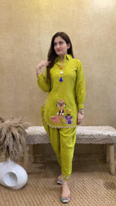 Aneema Women Kurta Pant Set - Buy Aneema Women Kurta Pant Set Online at ...