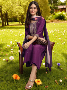 Spangel Fashion Women Kurti Pant Attached Dupatta Set - Buy Spangel ...