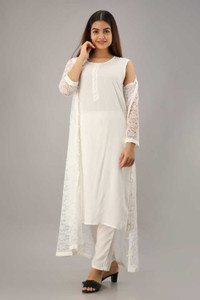 MAMTAGARMENTS Women Kurta Pant Ethnic Jacket Set - Buy MAMTAGARMENTS ...