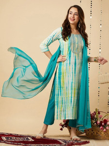 KJFAB Women Kurta Pant Set - Buy KJFAB Women Kurta Pant Set Online at ...