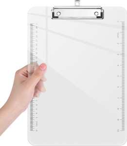 Flipkart.com | AccuPrints ACRYLIC EXAM CLIP BOARD FOR A4 PAPER ...