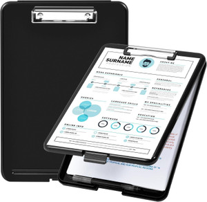 Flipkart.com | Nurah Clipboard File Storage Case Plastic Clipboard Exam ...