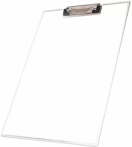 Flipkart.com | Royal Look A4 Transparent Unbreakable Plastic Clipboard ...