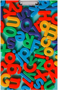 Flipkart.com | Designer 3D Printed Alphabet Word Wooden exampad - exam pad