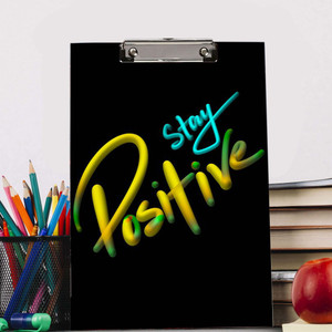 Flipkart.com | Zedexgraphics Stay Positve Exam pad for Boy, Girl ...