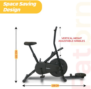 fatbrn FB 2010 Exercise Cycle with Stationary Handles for Home Gym ...