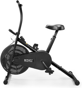 BIONFIT Air Bike Exercise Cycle for Home Gym Workout with Fixed Handle ...
