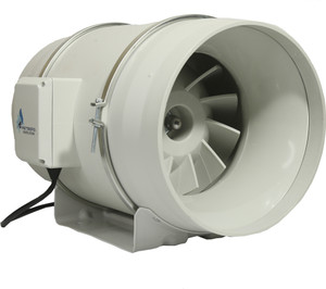 ASTBERG AF-250P (250mm/10) (1405CMH/826CFM) Silent mix flow/Inline fan ...