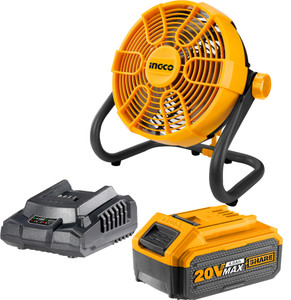 INGCO 20V Lithium-ion Fan With 4.0ah Battery and Charger 300 mm Exhaust ...