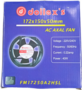 GoodsBazaar 6 Inch 220V AC Cooling Fan Axial Flow Ventilation Panel Fan ...