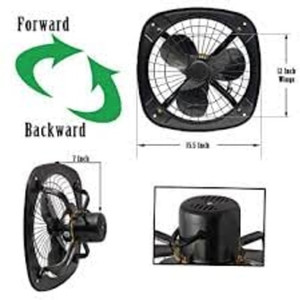 First connect 2 in 1 Reversible Exhaust Fan for Home, Kitchen ...