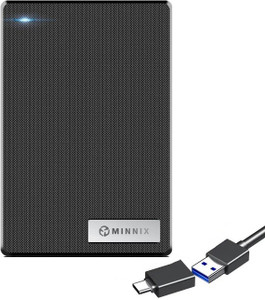 Minnix 500 GB External Hard Disk Drive (HDD) - Minnix : Flipkart.com