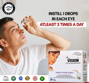 Vision Eye Glass Remover ~ 1 Box (Pack of 3 Eye Drops) Eye Drops Price ...