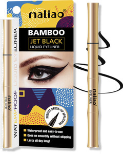 maliao Bamboo Jet Black Liquid Eyeliner - Waterproof Precision for ...