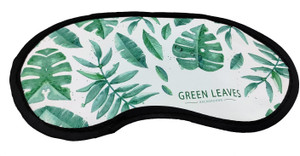 Paper Bear Green Leaves Eye Masks with Ice Pack Sleeping Mask - Price ...