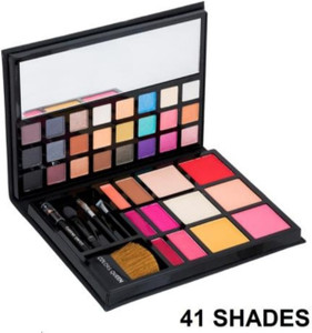 Color Queen 36 Types Color Face Flawless 48 Eyeshadow+4 Compact powder+ ...