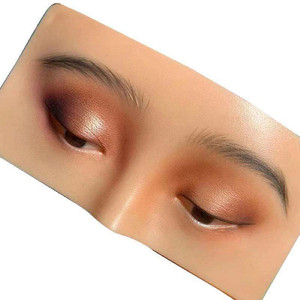 SAMYAK Eye Makeup Practice, Face Board Mannequin, Silicon Eye practice ...