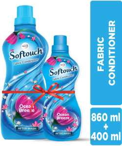 Softouch by Wipro Ocean Breeze Liquid Fabric Conditioner with Jasmine ...