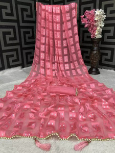 GO SID WORLD TRADE Silk Blend Colorblock Blouse Material Price in India ...