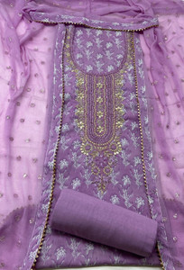 RIDA EMBROIDERY Pure Cotton Printed Salwar Suit Material Price in India ...