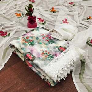 star impex Cotton Blend Self Design Kurta & Churidar Material Price in ...