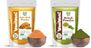 Vanvati Ambaa Haldi & Mehndi Powder Hair Color And Hair Growth Fight ...
