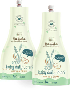 Nat Habit Baby Ubtan Face Pack Grain & Gram | Cleansing & Nutrition ...