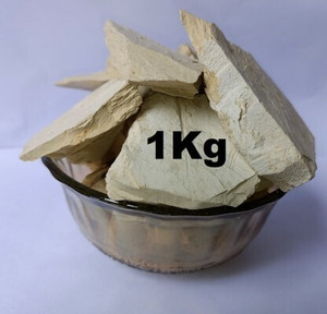 DHEERAAY 100% pure and natural Multani Mitti Stone 1KG - Price in India ...