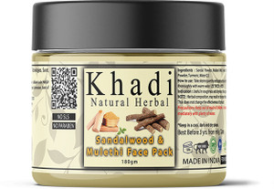 khadi natural herbal Sandalwood And Mulethi Face Mask | Skin Whitening ...